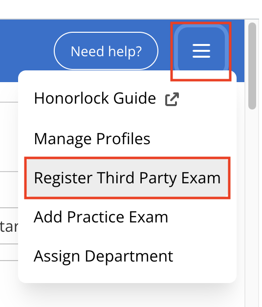 Honorlock And Third Party Exams Teaching And Learning Resource Center